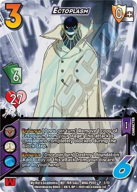 Ectoplasm (Plus Ultra Pack 2) - UniVersus: My Hero Academia Promo Cards ...