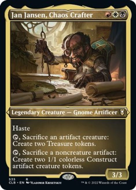 Jan Jansen, Chaos Crafter (Foil Etched) - Commander Legends: Battle for ...