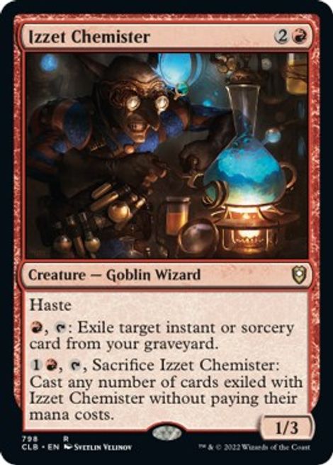 Izzet Chemister - Commander Legends: Battle for Baldur's Gate - Magic ...