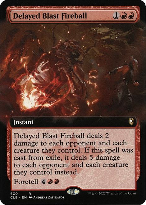 Delayed Blast Fireball (Extended Art) - Commander Legends: Battle for ...