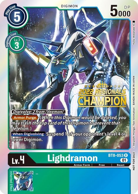 Lighdramon (2022 Championship Offline Regional) [Online Champion] - New ...