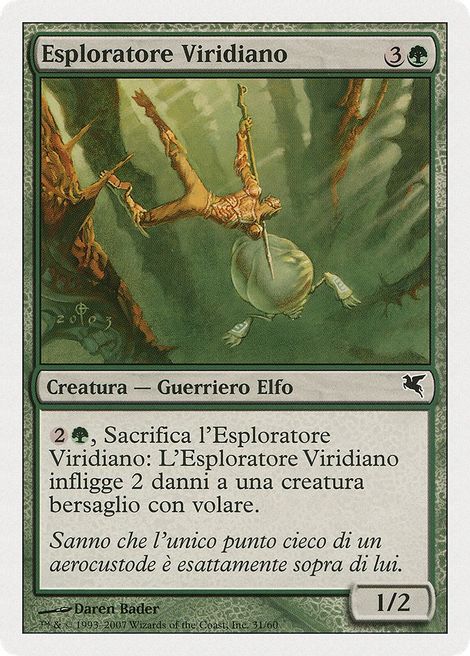 Viridian Scout (Italian) - "Esploratore Viridiano" - Magic Encyclopedia ...