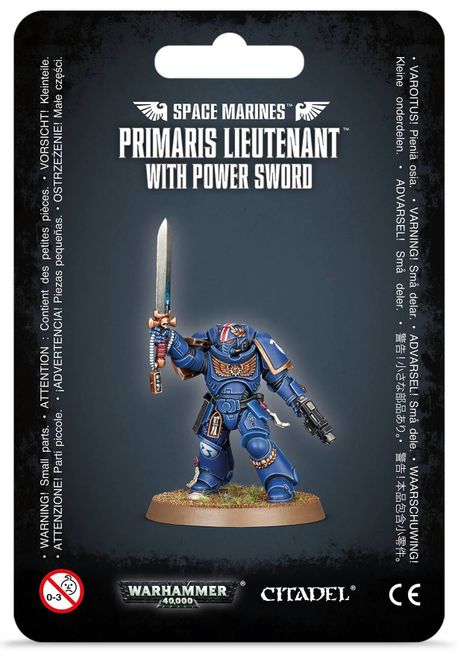 Warhammer: 40K - Space Marines Primaris Lieutenant with Power Sword ...