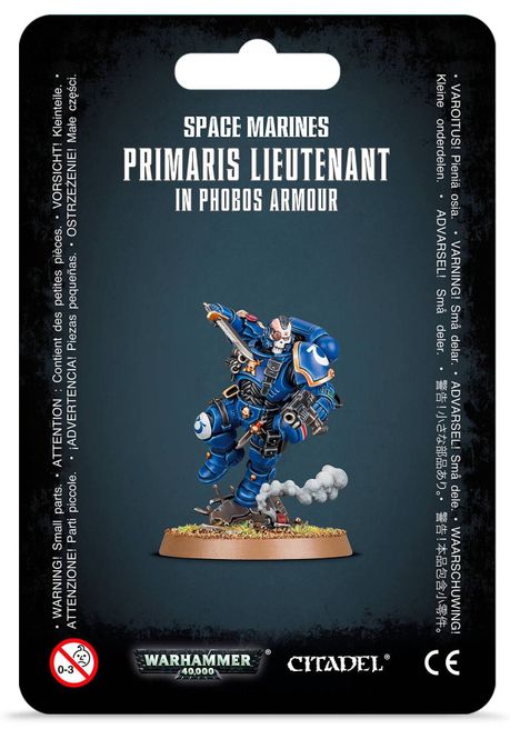 Warhammer: 40K - Space Marines Primaris Lieutenant in Phobos Armour ...