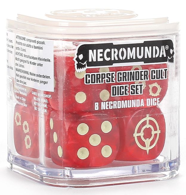 Necromunda: Corpse Grinder Cult Dice Set (8-Pack) - Warhammer Game ...