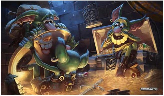 GamerMats Playmat - Greed (Premium Black Stitched) - GamerMats Playmats ...