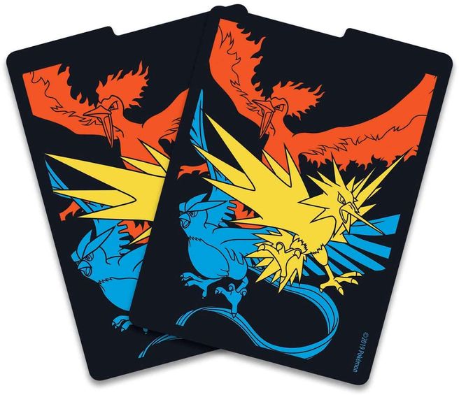 Hidden Fates Card Divider - Moltres, Zapdos, and Articuno - Pokemon ...