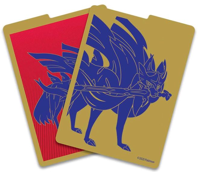 Sword & Shield Card Divider - Zacian - Pokemon International Card ...