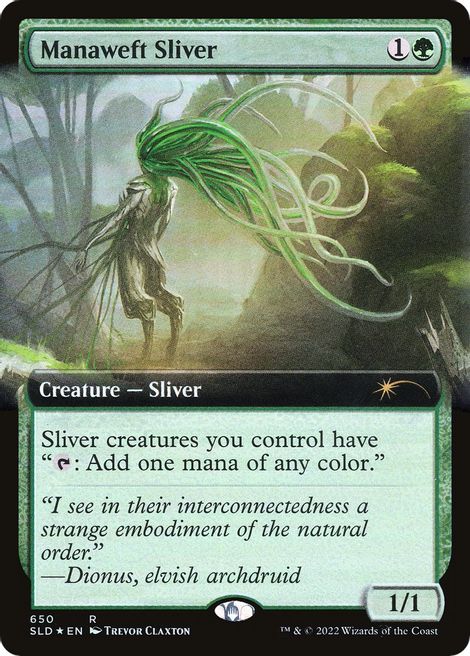 Manaweft Sliver (Extended Art) - Secret Lair Drop Series - Magic: The ...