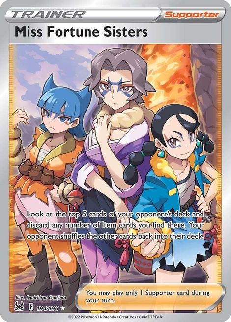 Miss Fortune Sisters (Full Art) - SWSH11: Lost Origin - Pokemon