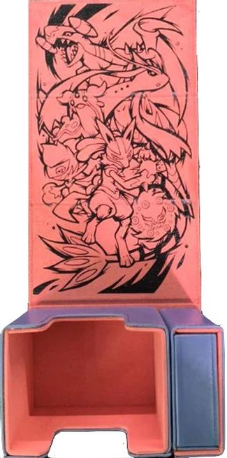 The Champion's Force Deck Box with Magnetic Dice Tray (Lapis Blue ...