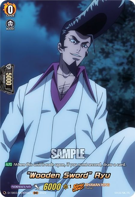 "Wooden Sword" Ryu (SKR) - D-TB03: Shaman King - Cardfight Vanguard