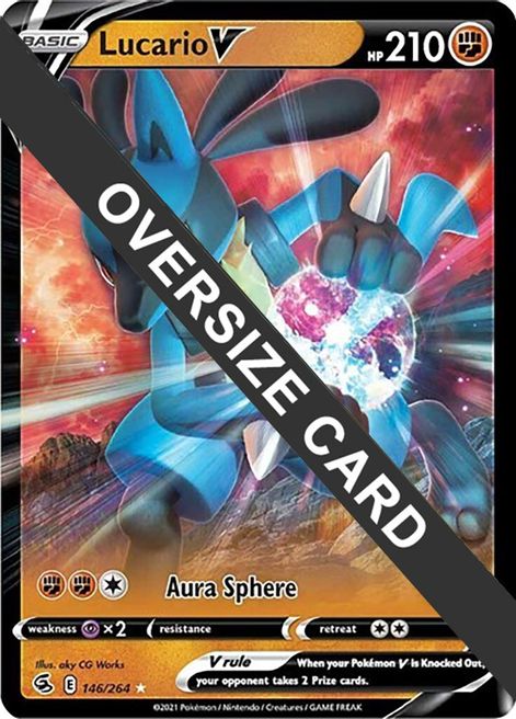 Lucario V - 146/264 - Jumbo Cards - Pokemon