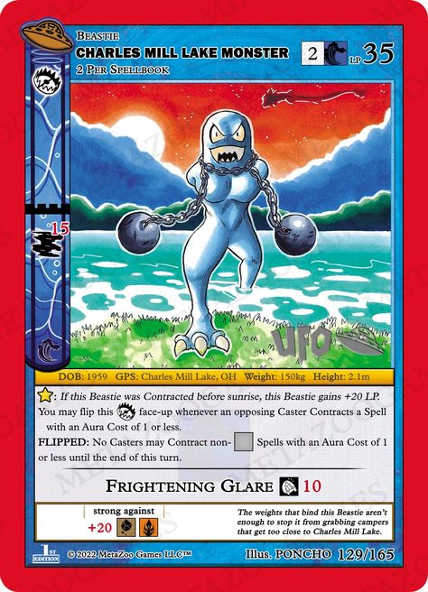 Charles Mill Lake Monster - UFO: First Edition Spoiler Pack - MetaZoo