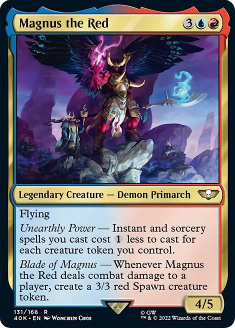 Magnus the Red (Surge Foil) - Universes Beyond: Warhammer 40,000 ...