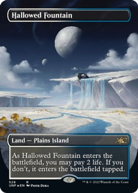 Hallowed Fountain (Borderless) (Galaxy Foil) - Unfinity - Magic: The ...