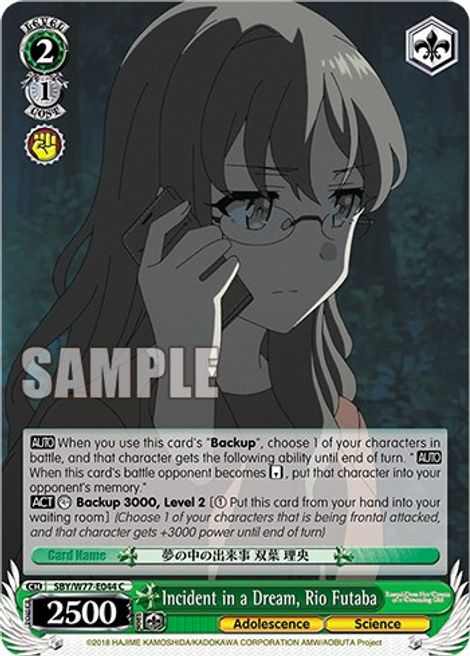 Incident in a Dream, Rio Futaba - Rascal Does Not Dream of a Dreaming ...