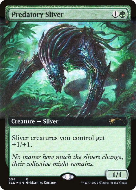 Predatory Sliver (Extended Art) - Secret Lair Drop Series - Magic: The ...