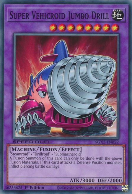 Super Vehicroid Jumbo Drill - Speed Duel GX: Midterm Paradox - YuGiOh