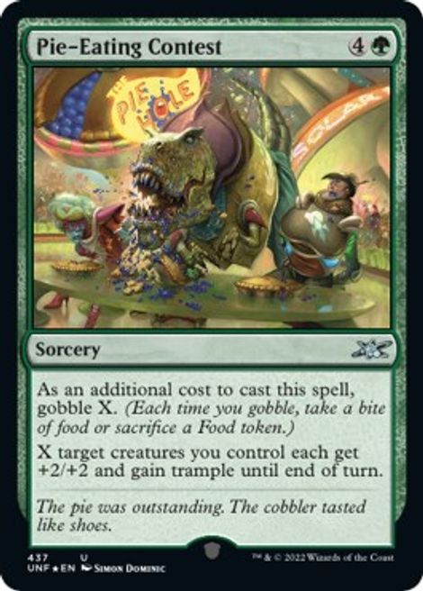 Pie-Eating Contest (Galaxy Foil) - Unfinity - Magic: The Gathering