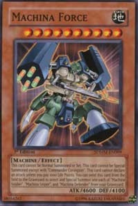 Machina Force - Structure Deck: Machina Mayhem - YuGiOh