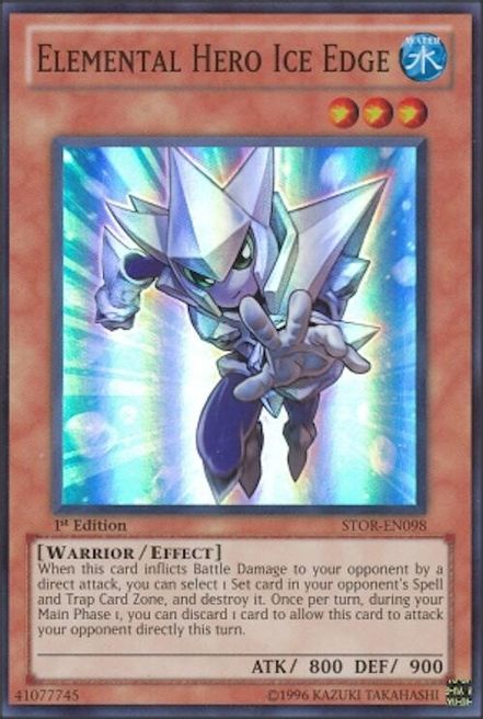 Elemental Hero Ice Edge - Storm of Ragnarok - YuGiOh