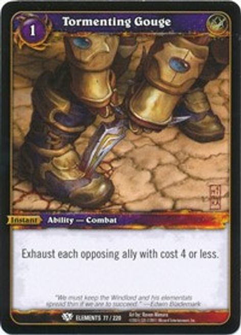 Tormenting Gouge - War of the Elements - WoW