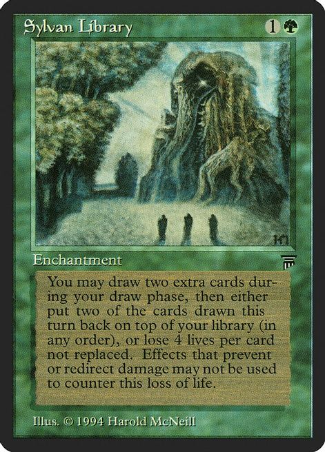 Sylvan Library - Legends - Magic: The Gathering