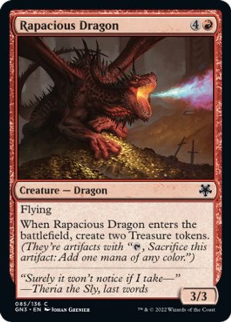 Rapacious Dragon - Magic Game Night: Free-For-All - Magic: The Gathering