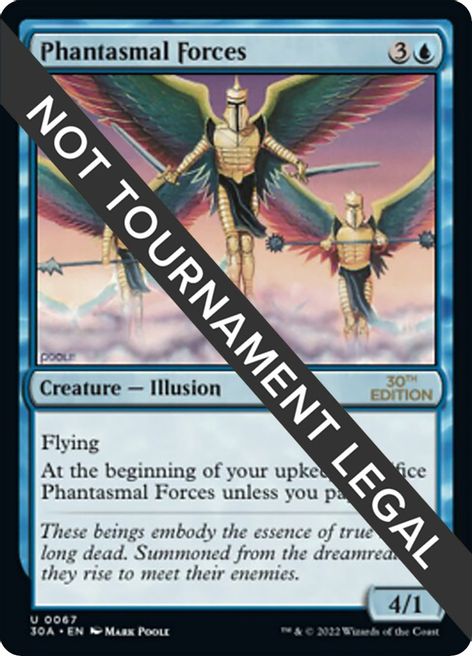 Phantasmal Forces - 30th Anniversary Edition - Magic: The Gathering