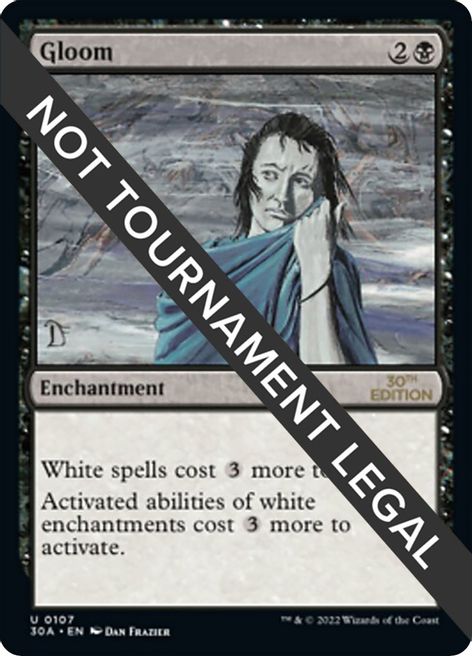Gloom - 30th Anniversary Edition - Magic: The Gathering