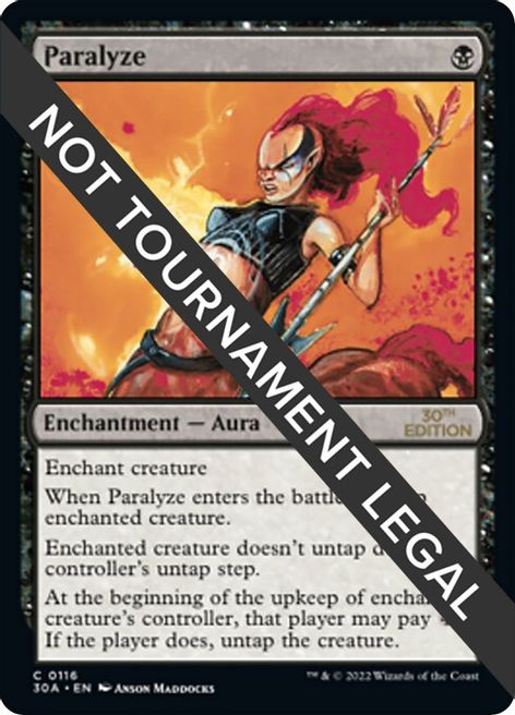 Paralyze - 30th Anniversary Edition - Magic: The Gathering