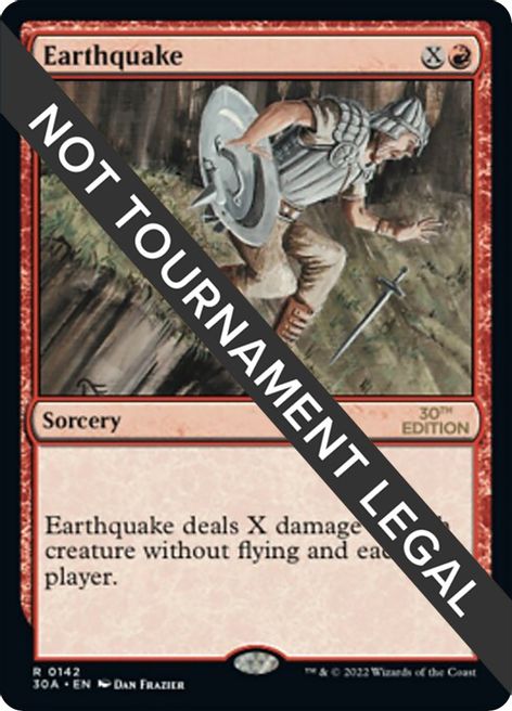 Earthquake - 30th Anniversary Edition - Magic: The Gathering