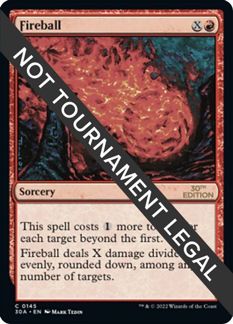 Fireball - 30th Anniversary Edition - Magic: The Gathering