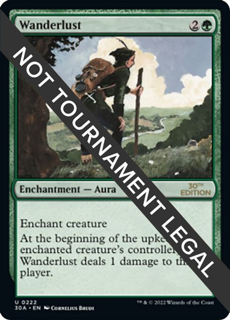 Wanderlust - 30th Anniversary Edition - Magic: The Gathering