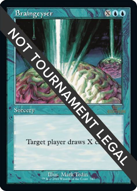Braingeyser (Retro Frame) - 30th Anniversary Edition - Magic: The Gathering
