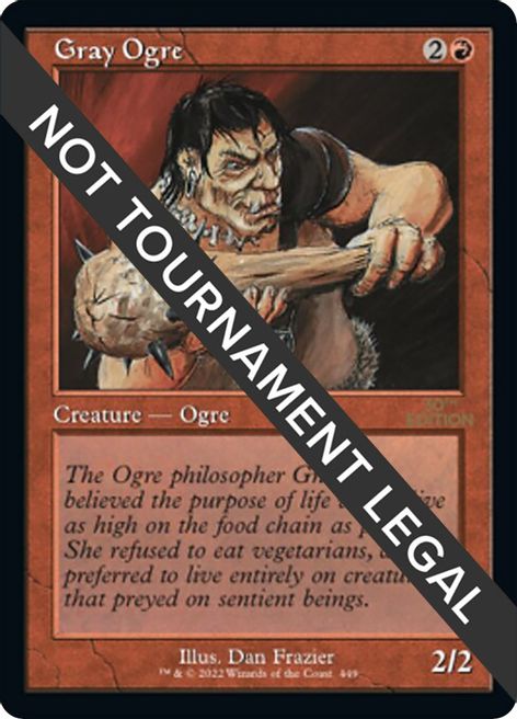 Gray Ogre (Retro Frame) - 30th Anniversary Edition - Magic: The Gathering