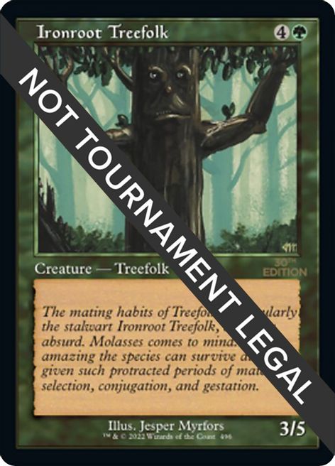 Ironroot Treefolk (Retro Frame) - 30th Anniversary Edition - Magic: The ...