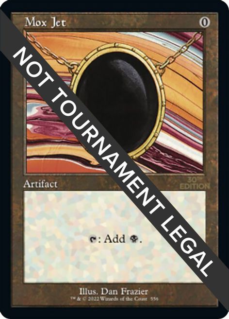 Mox Jet (Retro Frame) - 30th Anniversary Edition - Magic: The Gathering