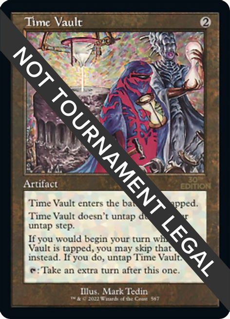 Time Vault (Retro Frame) - 30th Anniversary Edition - Magic: The Gathering