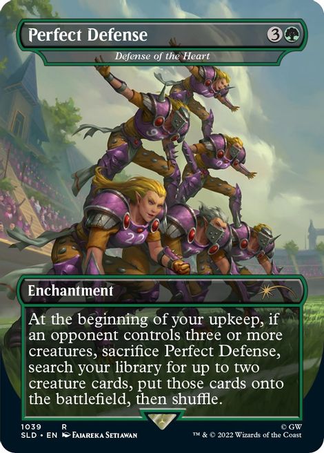 Perfect Defense - Defense of the Heart (Borderless) - Secret Lair Drop Series - Magic: The Gathering