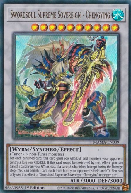 Swordsoul Supreme Sovereign - Chengying - Magnificent Mavens - YuGiOh