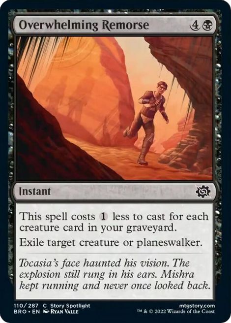 Overwhelming Remorse - The Brothers' War - Magic: The Gathering