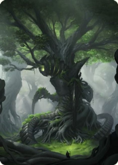 Forest Art Card - Art Series: The Brothers' War - Magic: The Gathering