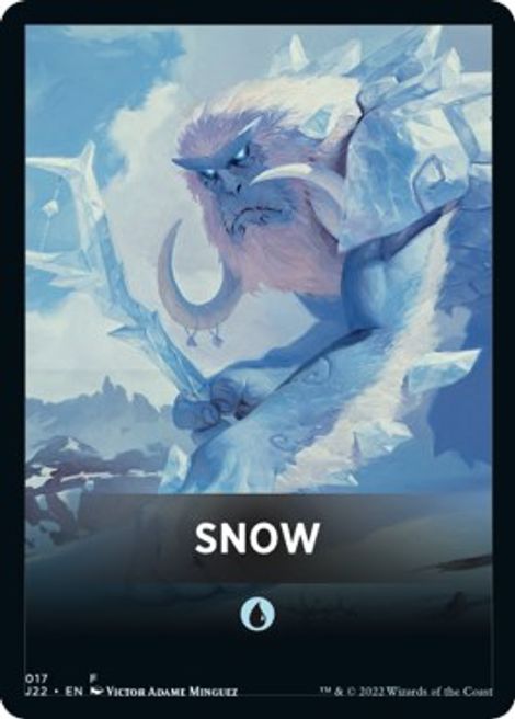 Snow Theme Card - Jumpstart 2022 - Magic: The Gathering