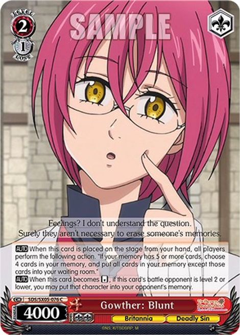 Gowther: Blunt - The Seven Deadly Sins: Revival of The Commandments ...