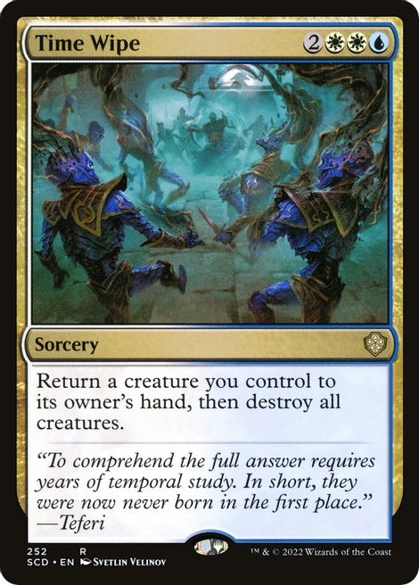 Time Wipe - Starter Commander Decks - Magic: The Gathering