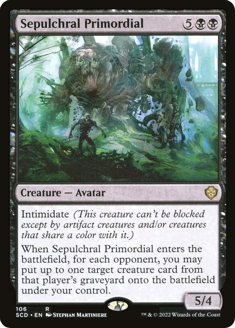 Sepulchral Primordial - Starter Commander Decks - Magic: The Gathering
