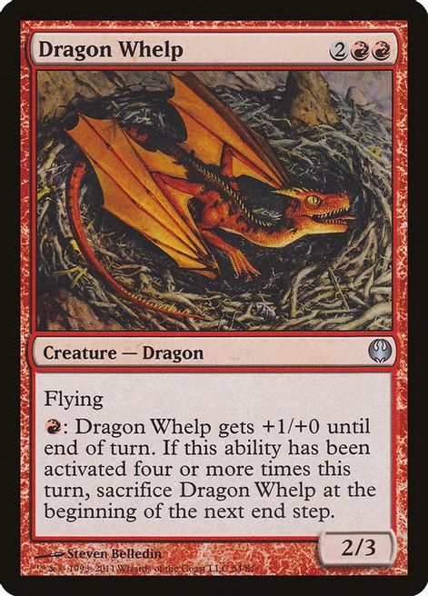 Dragon Whelp - Duel Decks: Knights vs. Dragons - Magic: The Gathering