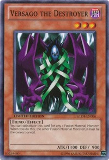 Versago the Destroyer - Gold Series 4: Pyramids Edition - YuGiOh